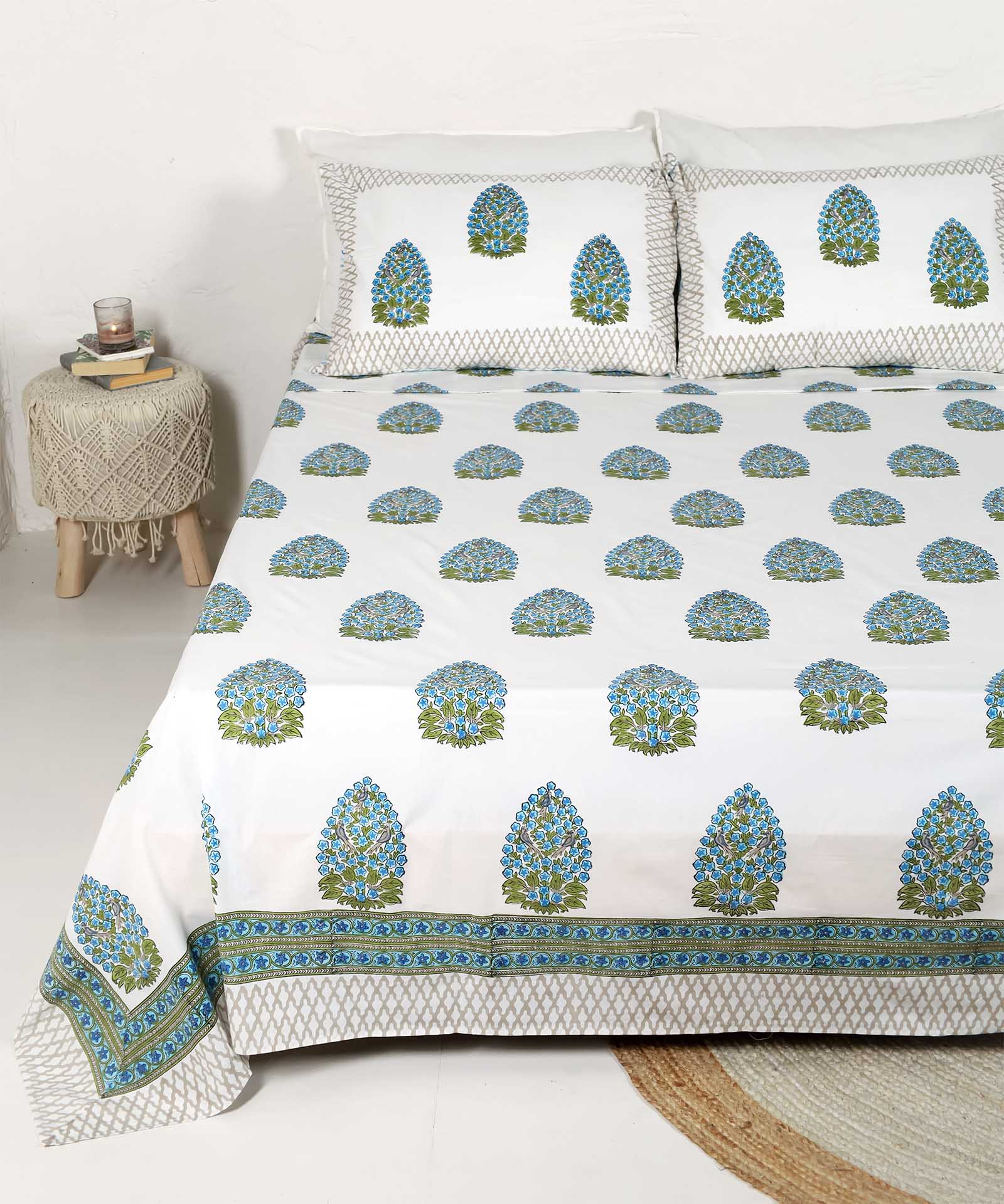 Hand Block Printed Bedsheets