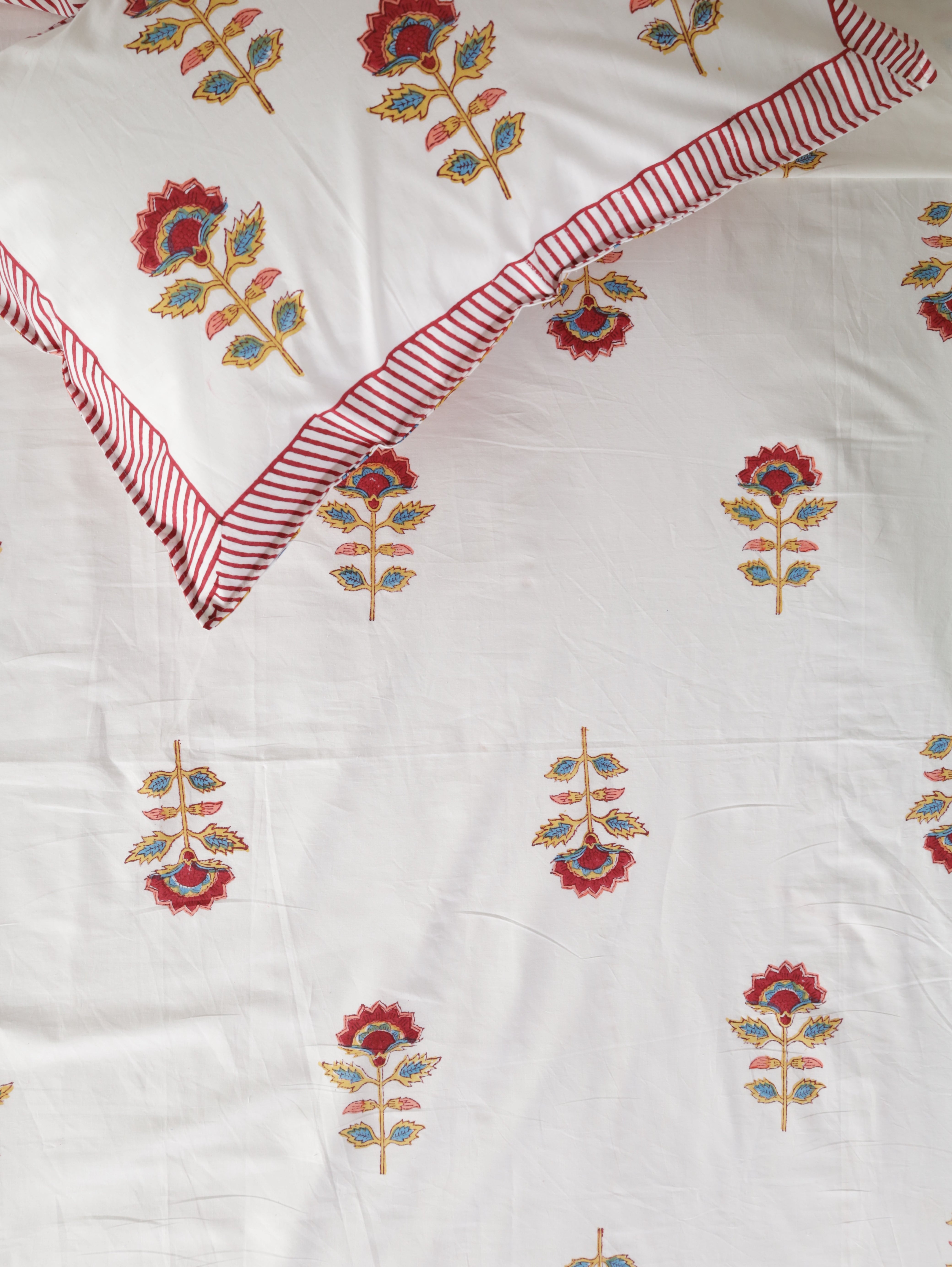 Hand Block Printed Bedsheets